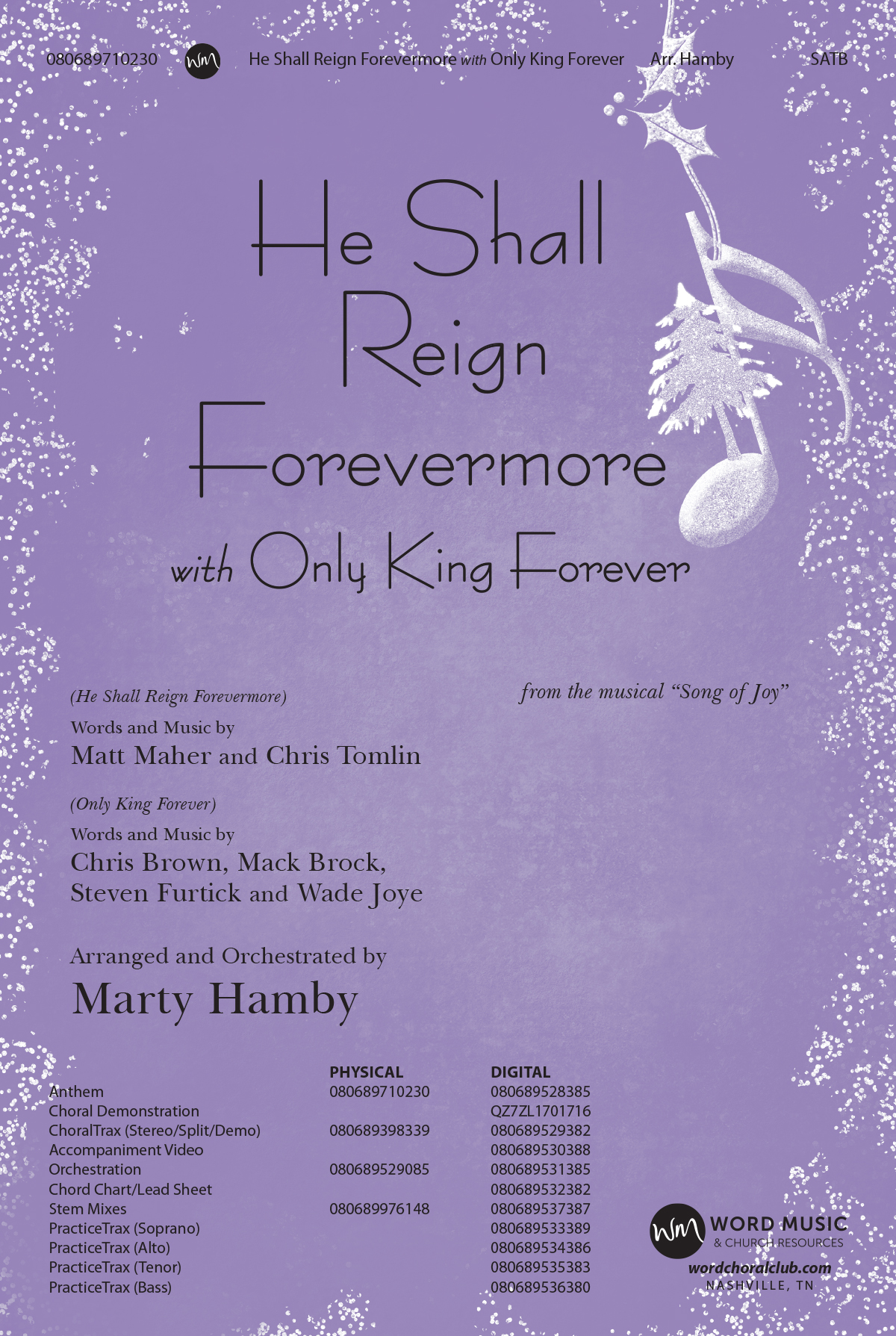 He Shall Reign Forevermore with Only King